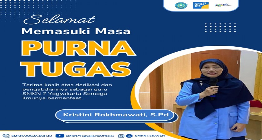 Selamat Memasuki Masa Purna Tugas | SMK Negeri 7 Yogyakarta